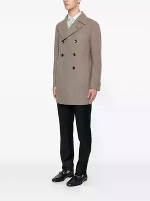 Tagliatore Double-breasted Peak Lapel Coat