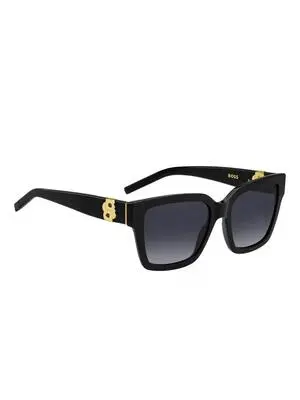 BOSS Square-frame Sunglasses With Gold-tone Detail