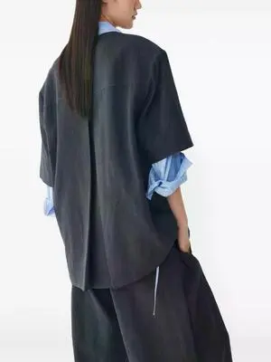 STUDIO TOMBOY Short-sleeved Box-pleat Jacket