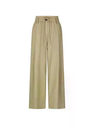 STUDIO TOMBOY Beige Drawstring Waist Trousers