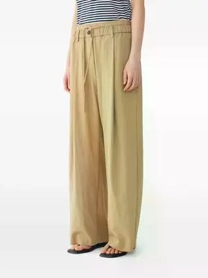 STUDIO TOMBOY Beige Drawstring Waist Trousers