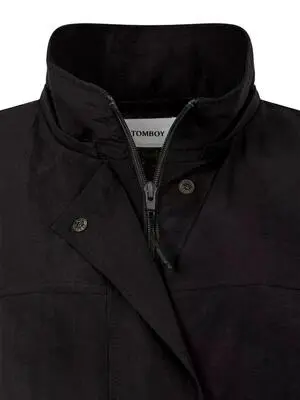 STUDIO TOMBOY Dark Drawstring Hooded Zip-up Jacket