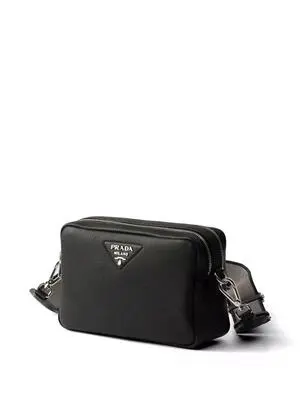 Prada Small Leather Shoulder Bag - Black