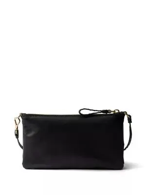 Prada Nappa Leather Zipper Pouch - Black
