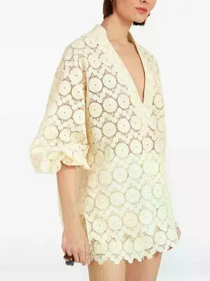 La DoubleJ Jackie Macramé Top
