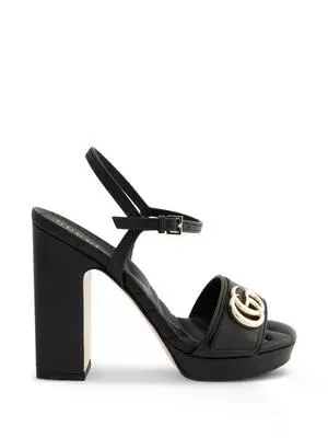 Gucci Double G Leather Sandals