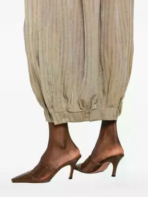 UMA WANG Gwen Balloon-hem Maxi Skirt - Brown