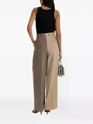 Bouguessa Zelda Two-tone Pleated Trousers