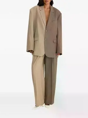 Bouguessa Zelda Two-tone Pleated Trousers