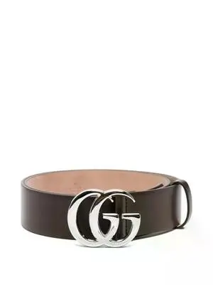 Gucci Double G Belt - Brown