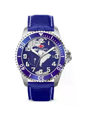 SEAPRO Voyager 42mm Watch With Dial - Blue