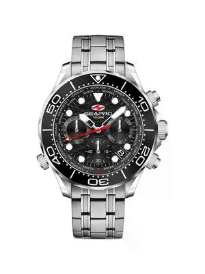 SEAPRO Mondial Timer 44mm Watch - Black