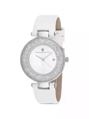 CHRISTIAN VAN SANT Dazzle 34mm Watch - Silver
