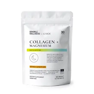 SPARKLE WELLNESS Collagen Magnesium Rest + Restore Serves Verisol Bioactive Collagen Peptides - Ginger Lime