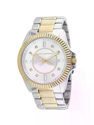 Juicy Couture Stella 36mm Two-tone Link Watch - Silver