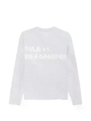 GEORGE. Logo Print Long Sleeve T-shirt - Grey