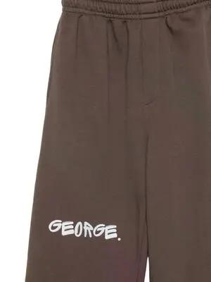 GEORGE. George Logo Print Track Pants
