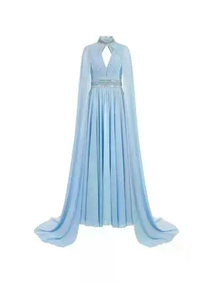 GATTINOLLI BY MARWAN Embellished Maxi Dress - Blue