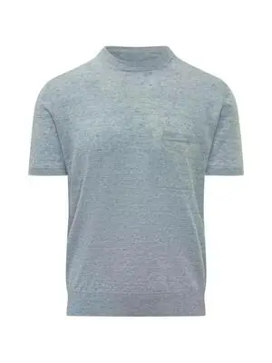 AMARANTO Chest-pocket Short-sleeve T-shirt