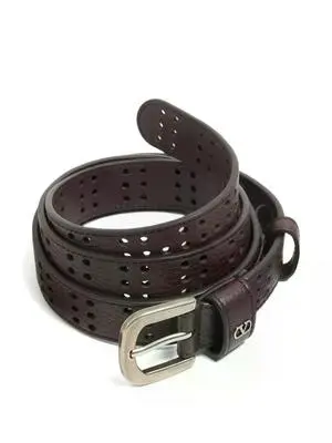 Valentino Garavani Mini Vlogo Signature Belt - Brown