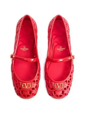 Valentino Garavani Cut-out Ballet Flats