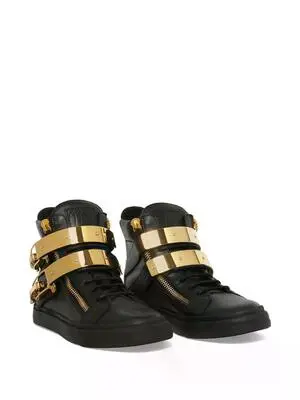 GIUSEPPE ZANOTTI Skylar Hi-top Sneakers - Black