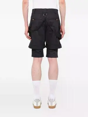 Balmain Layered Cargo Shorts