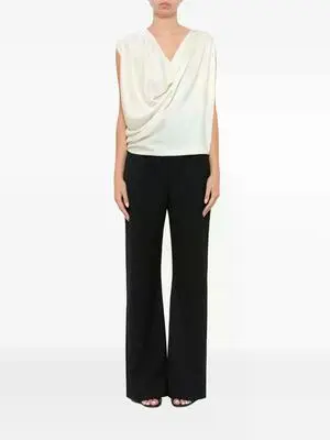 LANVIN Sleeveless Draped Top