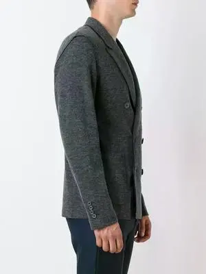 LANVIN Double Breasted Wool-cotton Blend Jacket