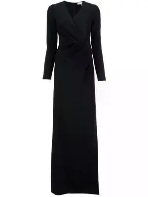 LANVIN Draped Waist Maxi Dress