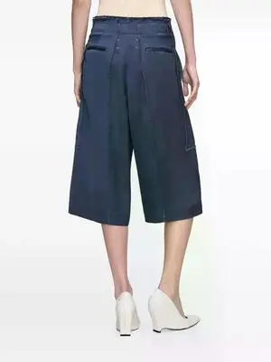MAISON MARGIELA Paneled Shorts With Frayed Edges