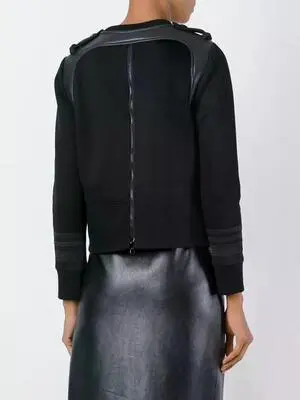 Neil Barrett Leather Detail Sweatshirt