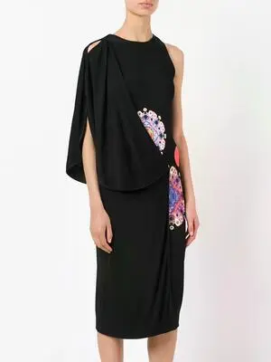 Givenchy Asymmetric Printed Dress