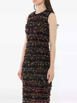 Givenchy Ruffle-textured Midi Dress