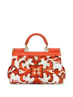 Dolce & Gabbana Mini Sicily Handbag With Bezels