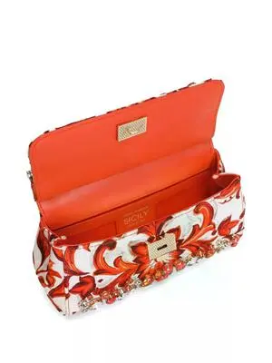 Dolce & Gabbana Mini Sicily Handbag With Bezels