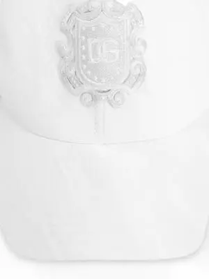 Dolce & Gabbana Cotton Drill Baseball Cap - White