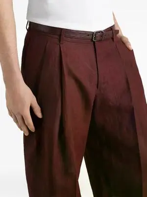 Dolce & Gabbana Linen Canvas Trousers