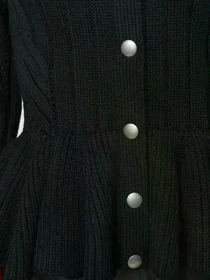 Alexander McQueen Contrast Sleeve Cardigan