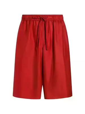 Dolce & Gabbana Silk Twill Bermuda Shorts