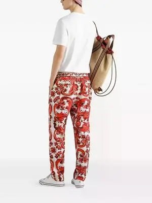 Dolce & Gabbana Cotton T-shirt With Logo Embroidery