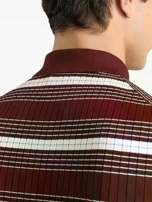Dolce & Gabbana Polo Shirt In Striped Knit