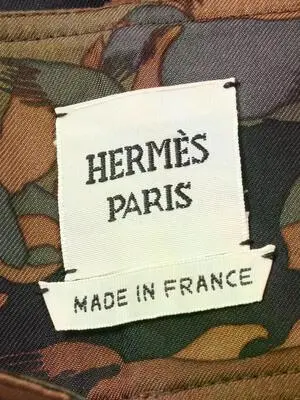 Hermès Horse Motif Silk Skirt