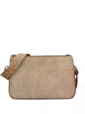 Borbonese Leather Cross Body Bag - Neutrals