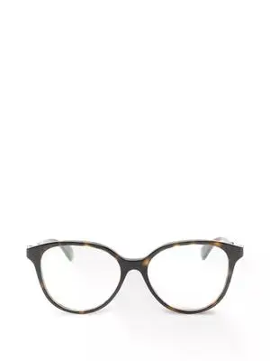 Cartier Round Frame Glasses - Brown