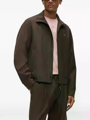 Karl Lagerfeld Dark Logo Plaque Lightweight Jacket
