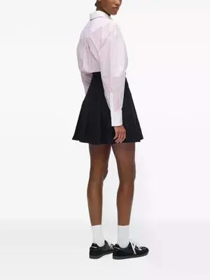 Karl Lagerfeld Ikon Bouclé Pleated Skirt