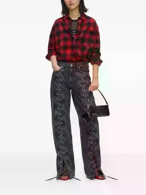 Karl Lagerfeld Check-pattern Cotton Overshirt