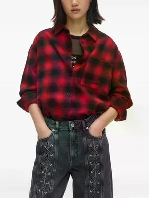 Karl Lagerfeld Check-pattern Cotton Overshirt