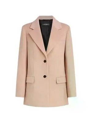 Karl Lagerfeld Single-breasted Felted Coat - Pink